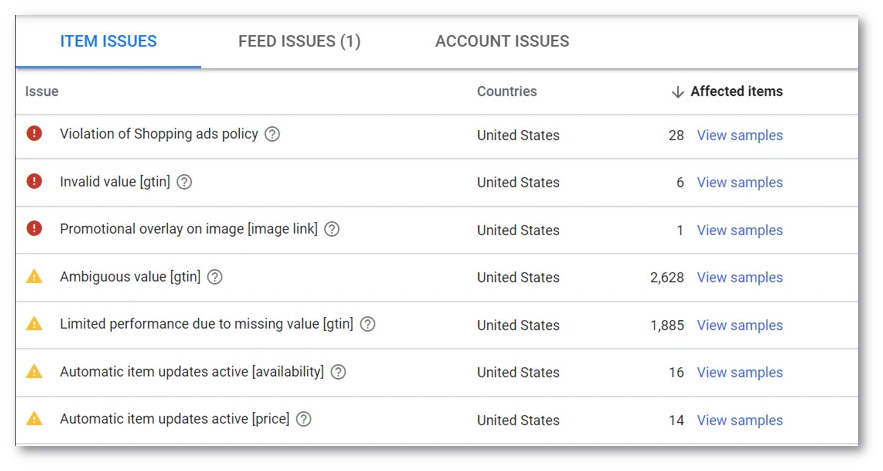40 Common Merchant Center Errors + How to Fix Them