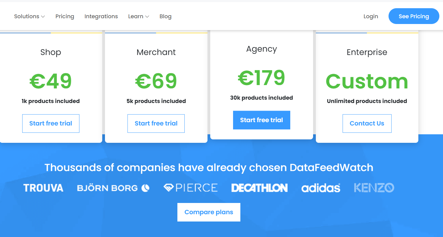 Generate and customize XML data feeds | DataFeedWatch